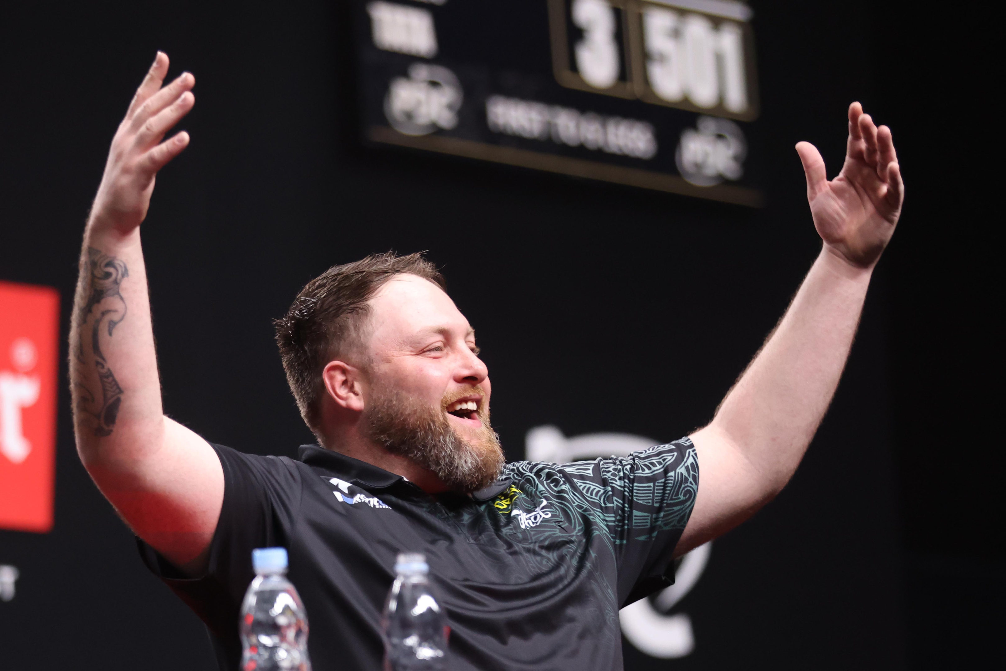 Jonny Tata victorious on Night One of Dabble Darts ANZ Premier League | PDC